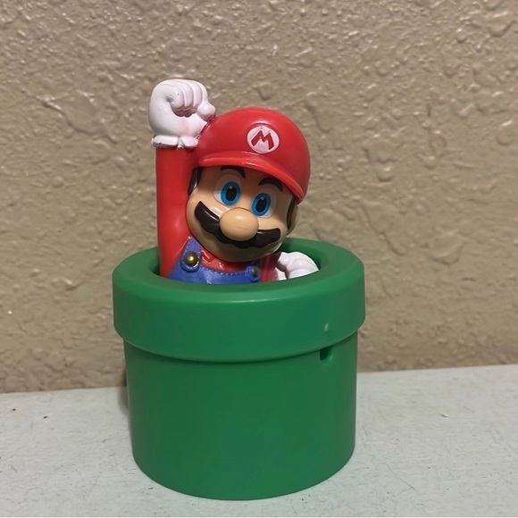 Toys | Super Mario Bros 1 Jumping Mario Figure 222 Mcdonalds Happy Meal ...
